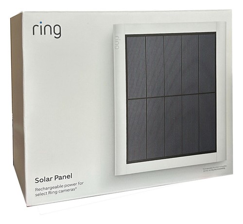 Ring 4W 2nd Generation Solar Panel for Select Ring Security Cameras ...