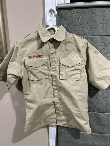 Boy Scout BSA UNIFORM SHIRT New Style Youth Large Short Sleeve G20 | eBay