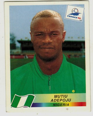 Italy 1998 Panini FIFA World Cup France #255 Mutiu Adepoju | eBay