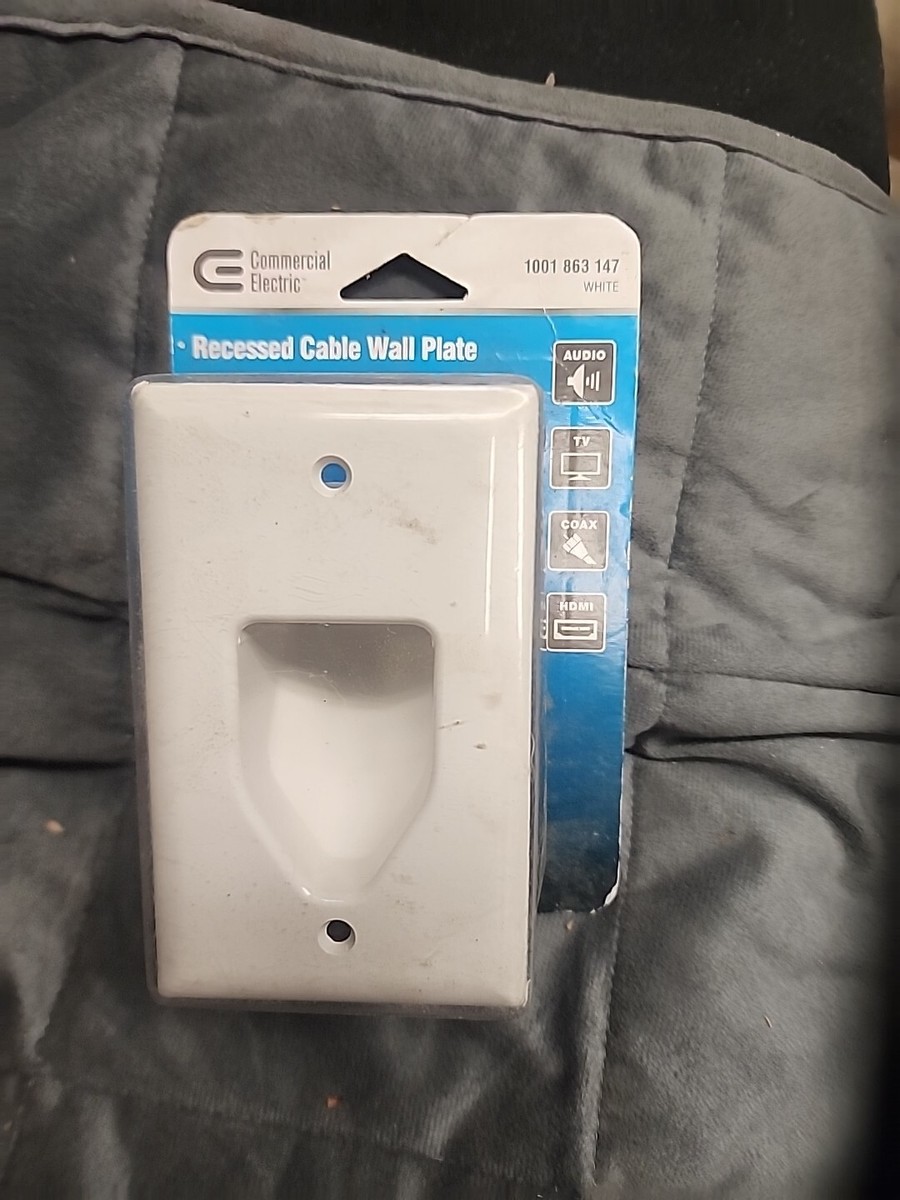 Commercial Electric Recessed Wall Plate