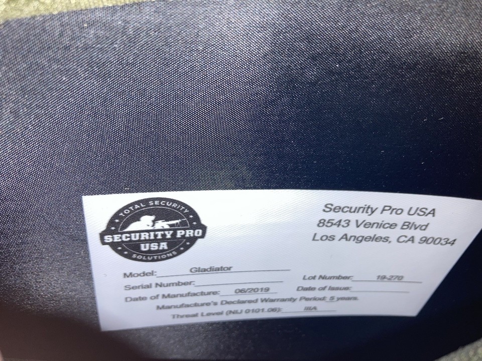 Level IIIA Body Armor - Groin Protector Armor (New, OD Green) | eBay