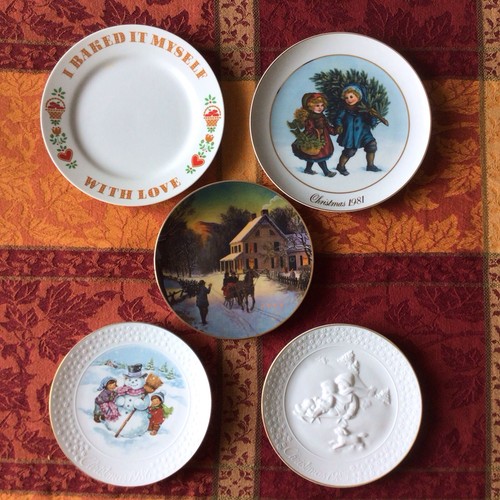 Vintage Avon Plates Collector’s Decorative Christmas Lot Of 5 | eBay