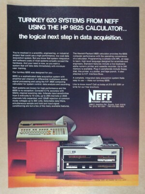1978 Neff 620S Data Acquisition System vintage print Ad | eBay