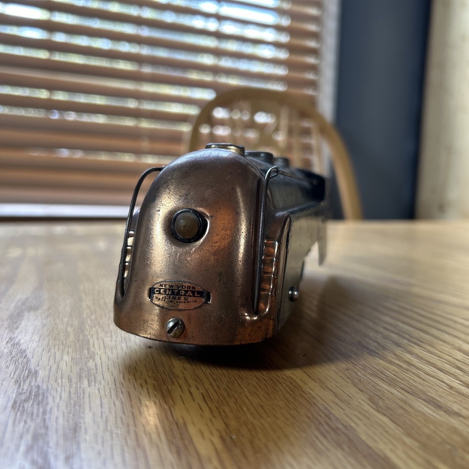 MARX Mercury Articulated Steam Engine Train Copper Cars Original Box ...