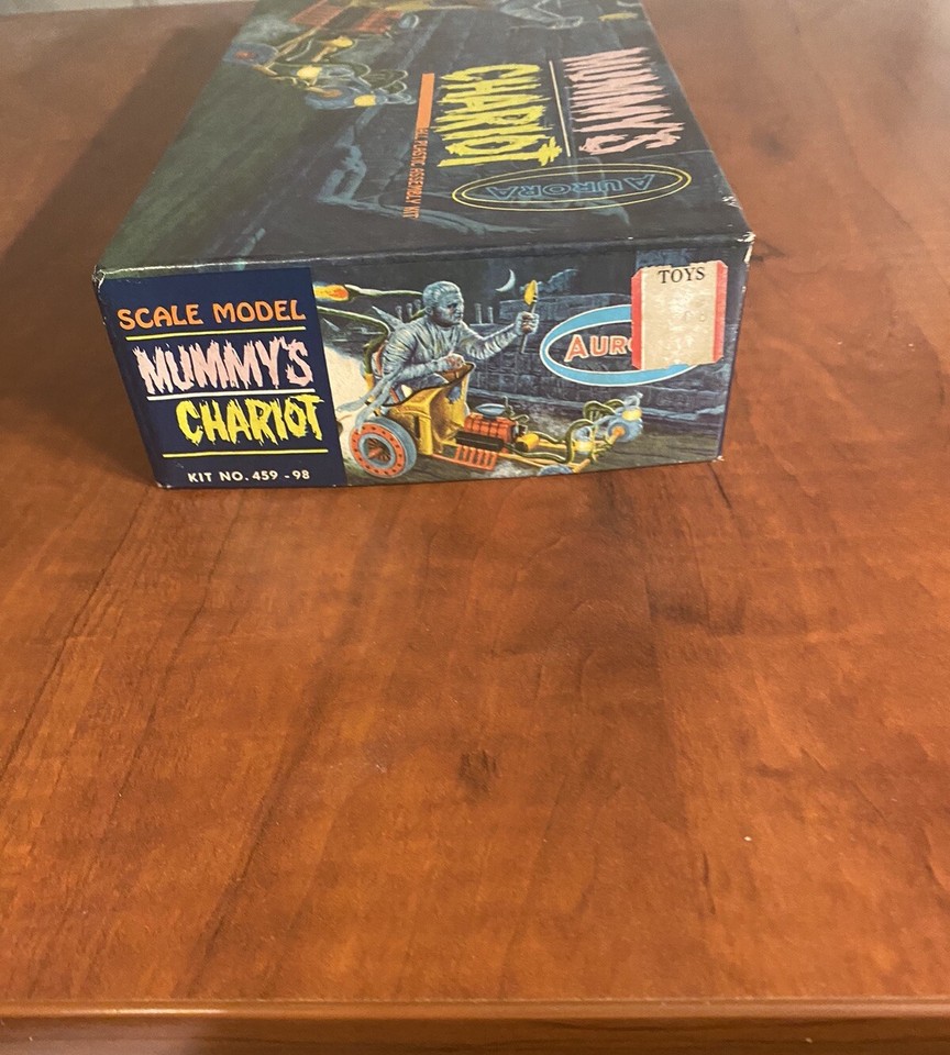 Aurora 1964 #459-98 Mummy’s Chariot Model Kit MIB Complete | eBay