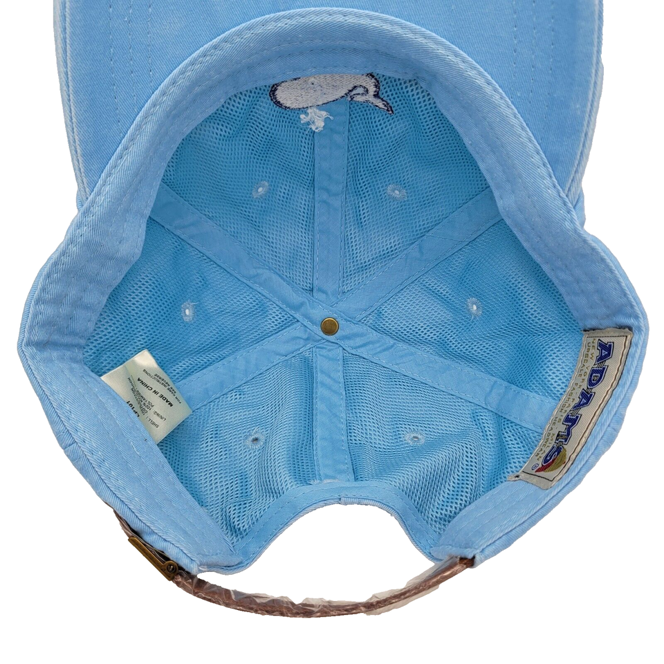 Cape Cod Whale Massachusetts Adams Mens One Size Light Blue Adjustable ...