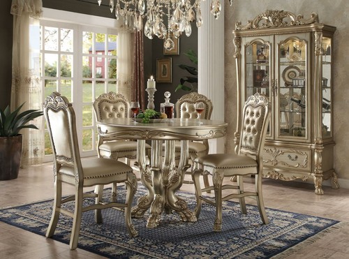 Round Dining Room Round Table Wood Tables Classic Baroque Rococo ...
