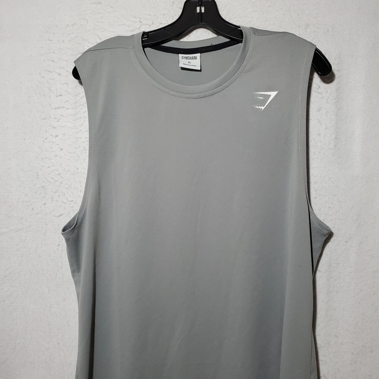 Gymshark Tank Logo Gym Critical Mesh Tank Top Grey XL… - Gem