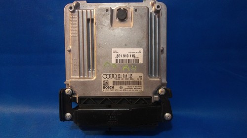 07 08 AUDI A4 2.0 B7 ECM ECU ENGINE COMPUTER PCM 8E1910115 0 261 S02 ...