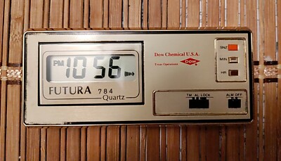 Rare Vintage Digital Pocket Alarm Clock Futura 784 | eBay