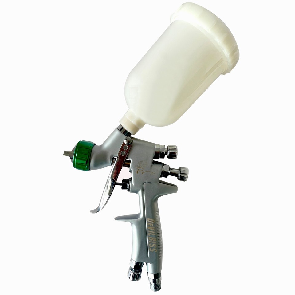 DeVilbiss MINI Repair Spray Gun SRi Pro 1.2mm Gravity Feed HVLP Paint ...