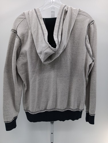 Pittsburgh Steelers Hoodie Women's Medium Gray Graphic NFL V Neck Team ...