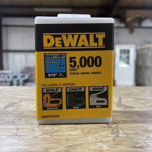 Dewalt Tools 5/16" Metal Staples Heavy Duty DWHTTA7055 5000 pcs. | eBay