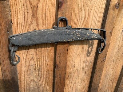 Antique Primitive Single Tree Yoke Horse Ox Mule Harness Hitch Wood ...