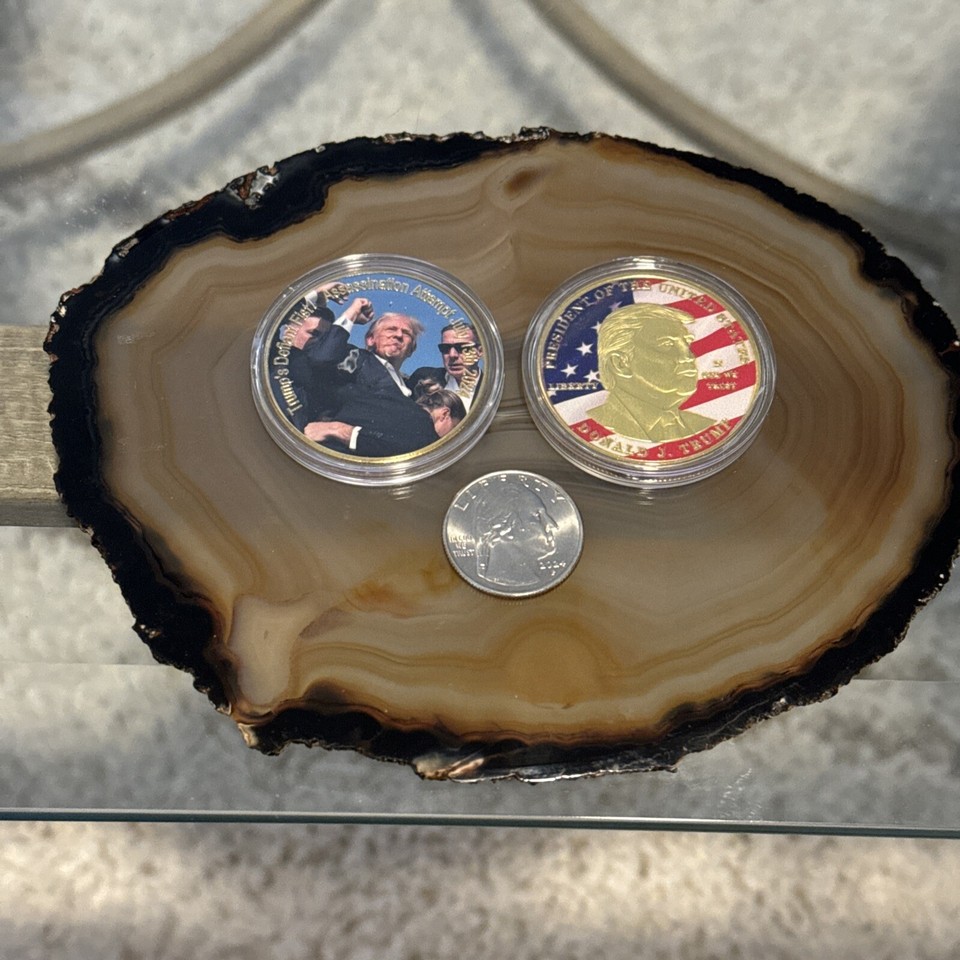 NEW 2024 PRESIDENT DONALD TRUMP Assassination Attempt 2 COMMEMORATIVE ...