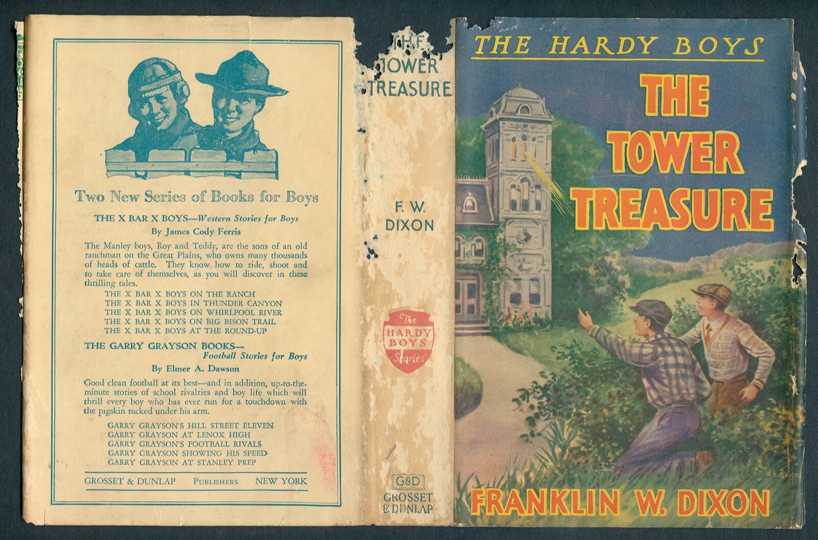 First Edition HARDY BOYS #1 "The Tower Treasure" w/DJ | eBay