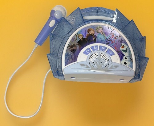 Disney Frozen Sing Along Boombox FR-115-EMV1 Blue w/ Microphone ...