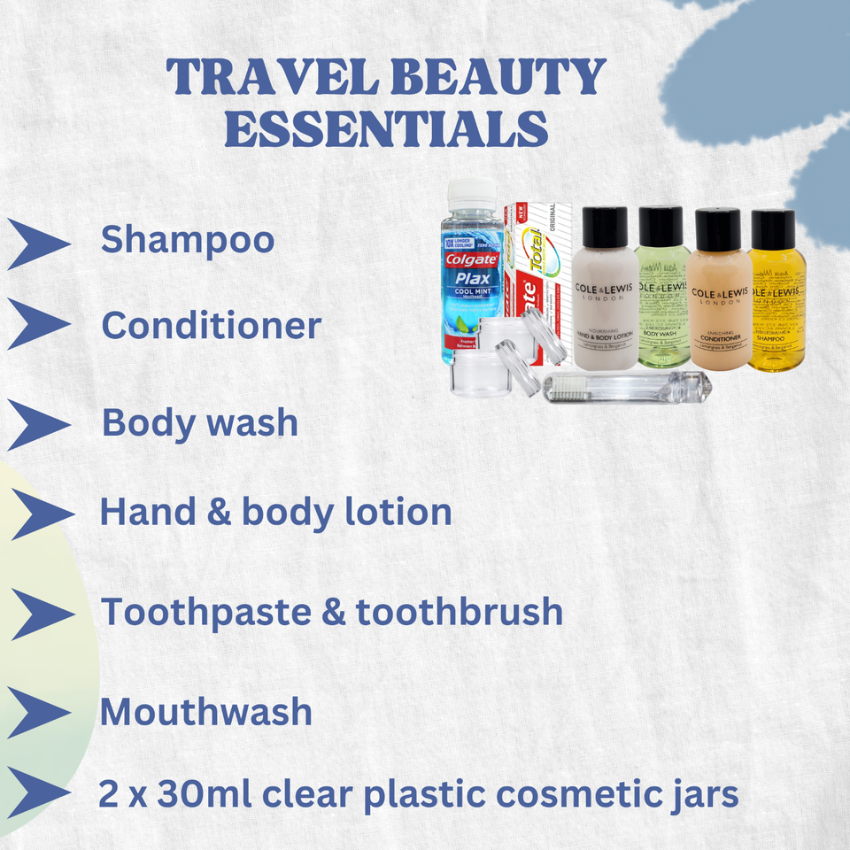 Travel Toiletries Set - Holiday Essential Toiletries | eBay UK