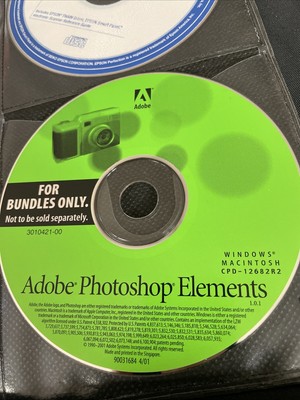 Original Adobe Photoshop Elements 1 With Serial Number OEM | eBay