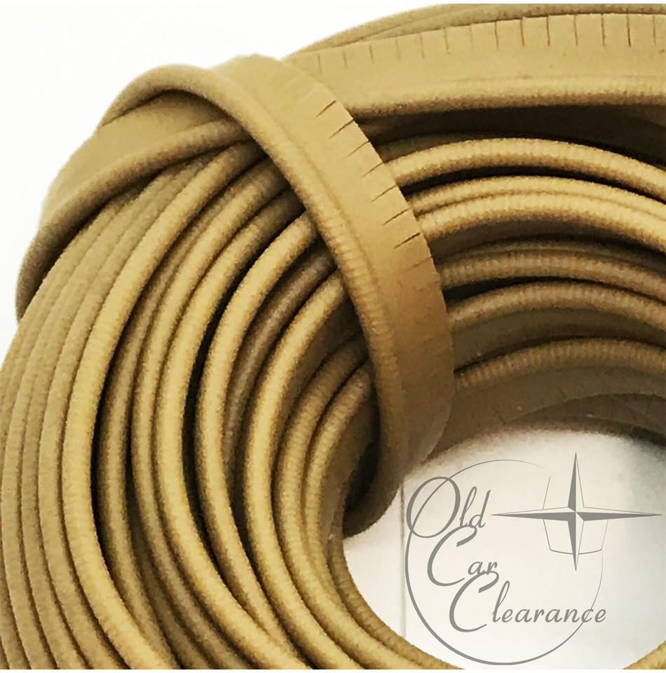 Vinyl Welt Cord Piping for Auto, Marine, Tan Embossed 1/8" Bead, 15 ...