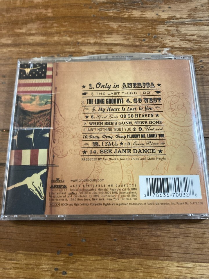 Brooks & Dunn Steers And Stripes CD Combined shipping | eBay