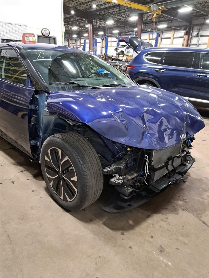 2023 Ev6 Right Passenger Side Front Door Assembly Color: Blue Du3 | eBay