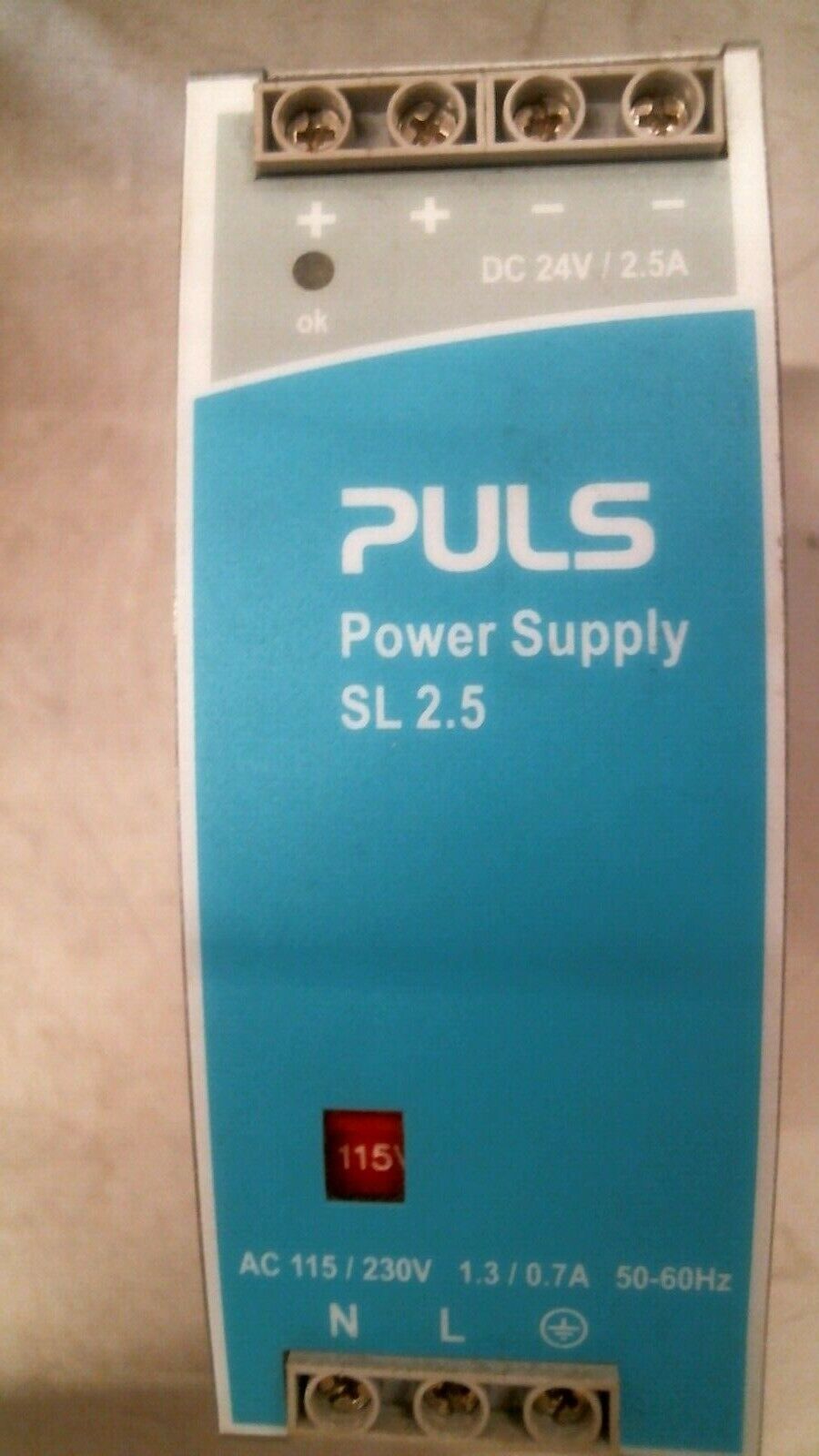 PULS SL2.100 POWER SUPPLY 24VDC 2.5A -FREE SHIPPING | eBay