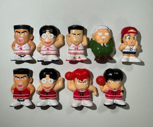 9 Set! Slam Dunk Sakuragi Hanamichi Others Shohoku H.S. Mini Figures ...