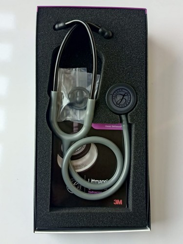 Littmann Classic III Stethoscope - Gray Tube | Black Finish | Model ...