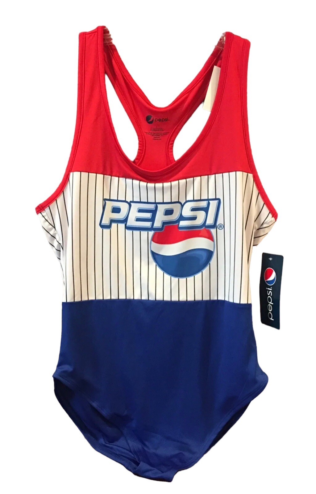 Pepsi Cola Tank Swimsuit Bathing Body Suit Suit Womens Large New | eBay