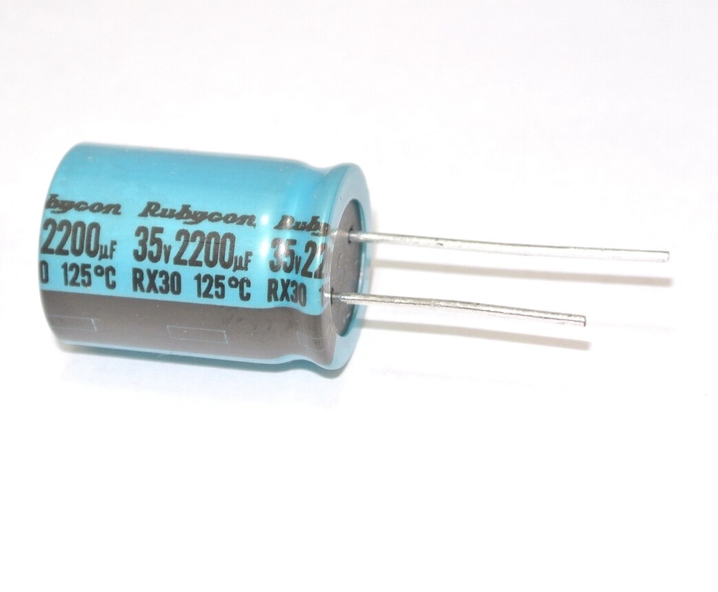 2200uF 35V 125'C RX30 RUBYCON 18x25mm electrolityc capacitors ___ [QTY ...