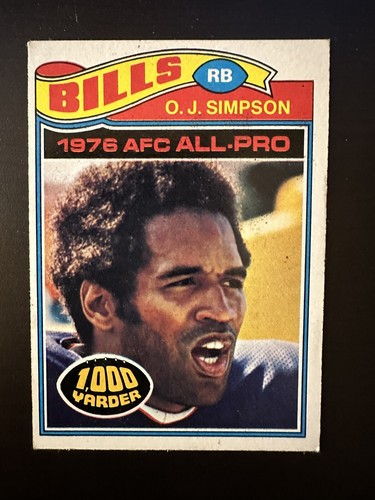 1977 Topps Football Card # 100 O.J. Simpson Buffalo Bills HOF | eBay
