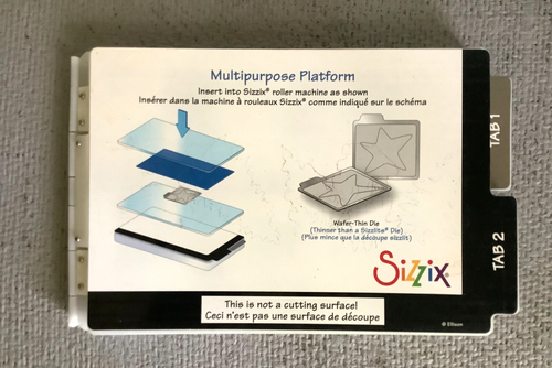 Sizzix BIGkick/Big Shot Multi-Purpose Platform 8 1/2"x6" | eBay