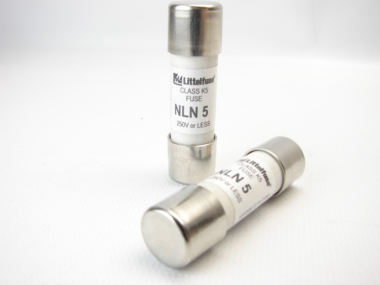 (2) New Littelfuse NLN 5 250V 5A Cartridge Fuses (T70) | eBay