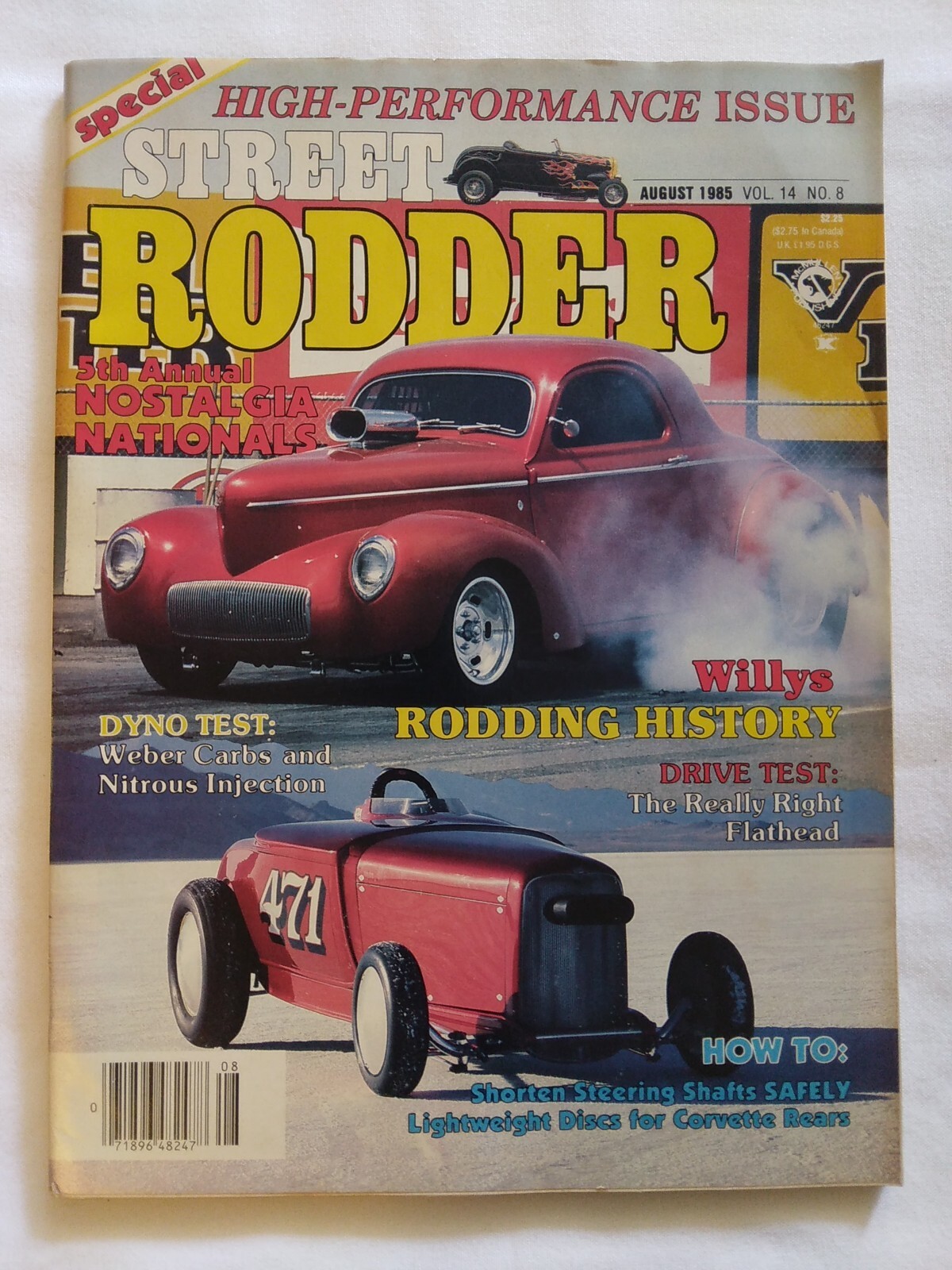 1985 August, STREET RODDER Magazine, Special High Performance Issue ...