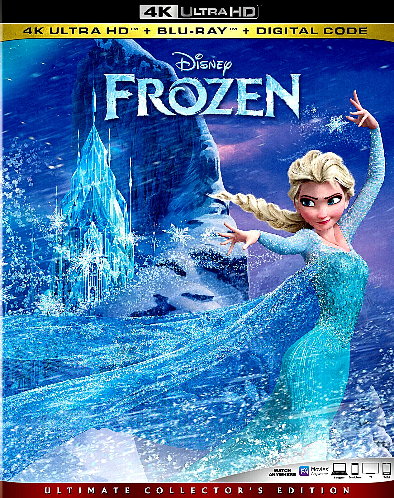 DISNEY: FROZEN, 4K ULTRA HD DISK + CASE W/DIGITAL + POINTS, NEW, $3 ...