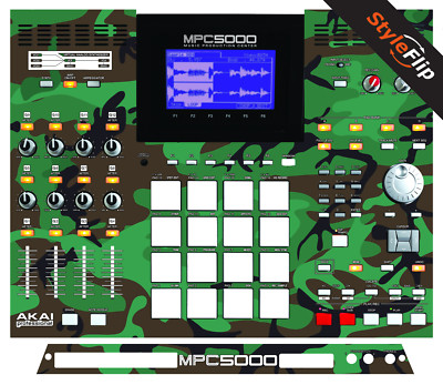 Akai MPC 5000 | Green Camo Color | Protective Decal | StyleFlip Skins ...
