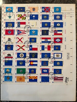 US #1682a STATE FLAGS FIRST DAY COVER - 02/23/1976 - VF | eBay