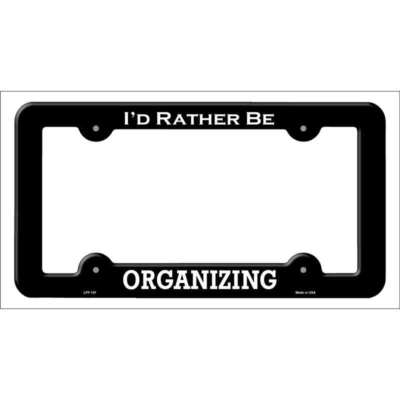 Organizing Novelty Metal License Plate Frame LPF-151 | eBay