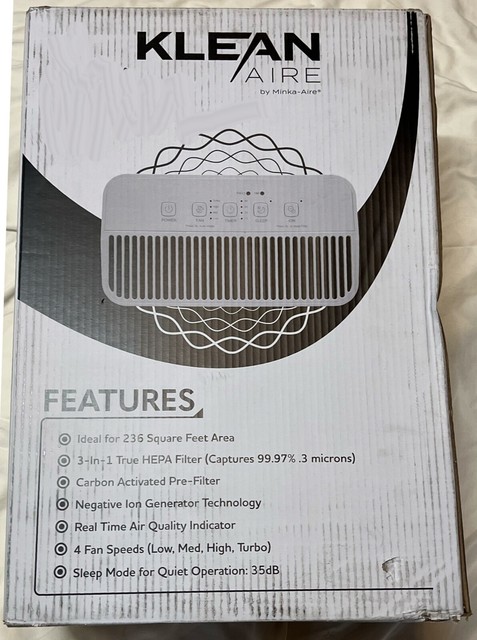 Klean Aire Air Purifier by Minka Aire Model Number F309-WH - 152CDAR for sale online | eBay