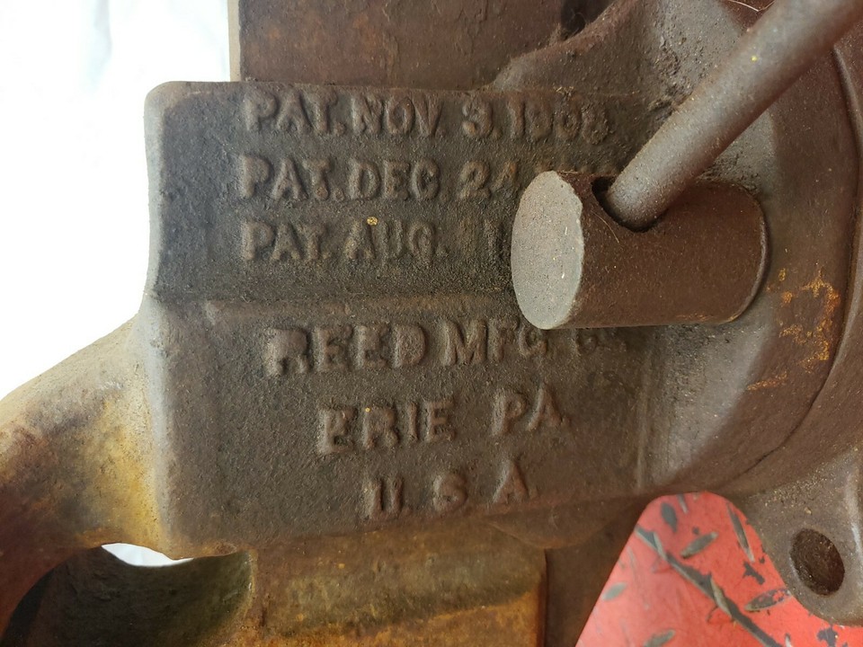 Vintage Reed Manufacturer Co. Eerie Pa USA No. 205 5" Jaw Vise | eBay