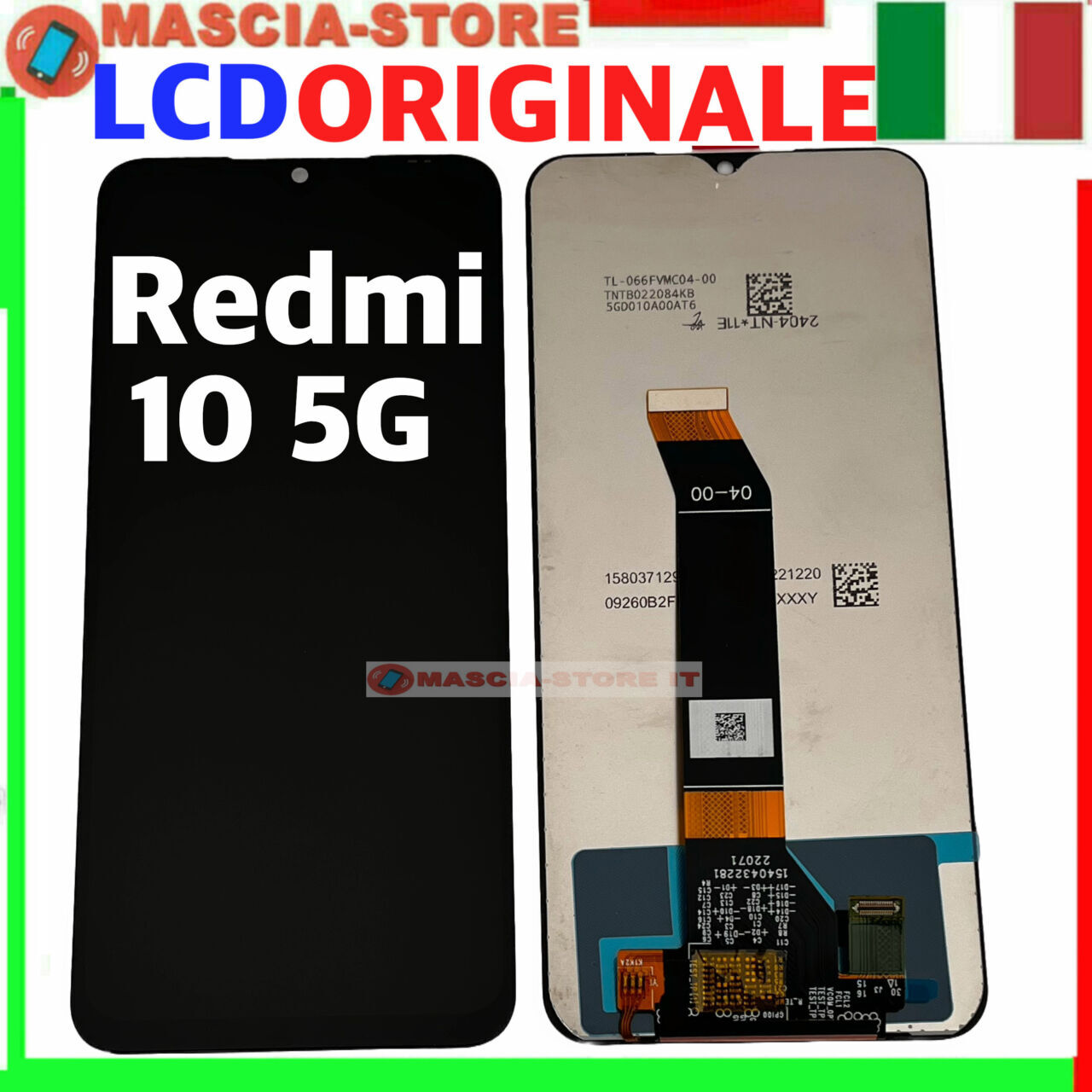 DISPLAY XIAOMI REDMI 10 5G 22041219G 22041219NY LCD +TOUCH SCREEN ...