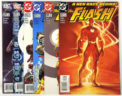 DC Flash 2nd Series #207 208 Michael Turner Covers, 221 Rogue War, 222 ...