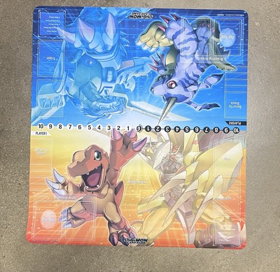 DIgimon 2-player playmat Augumon Gaubumon Bandai Official NEW UNUSED | eBay