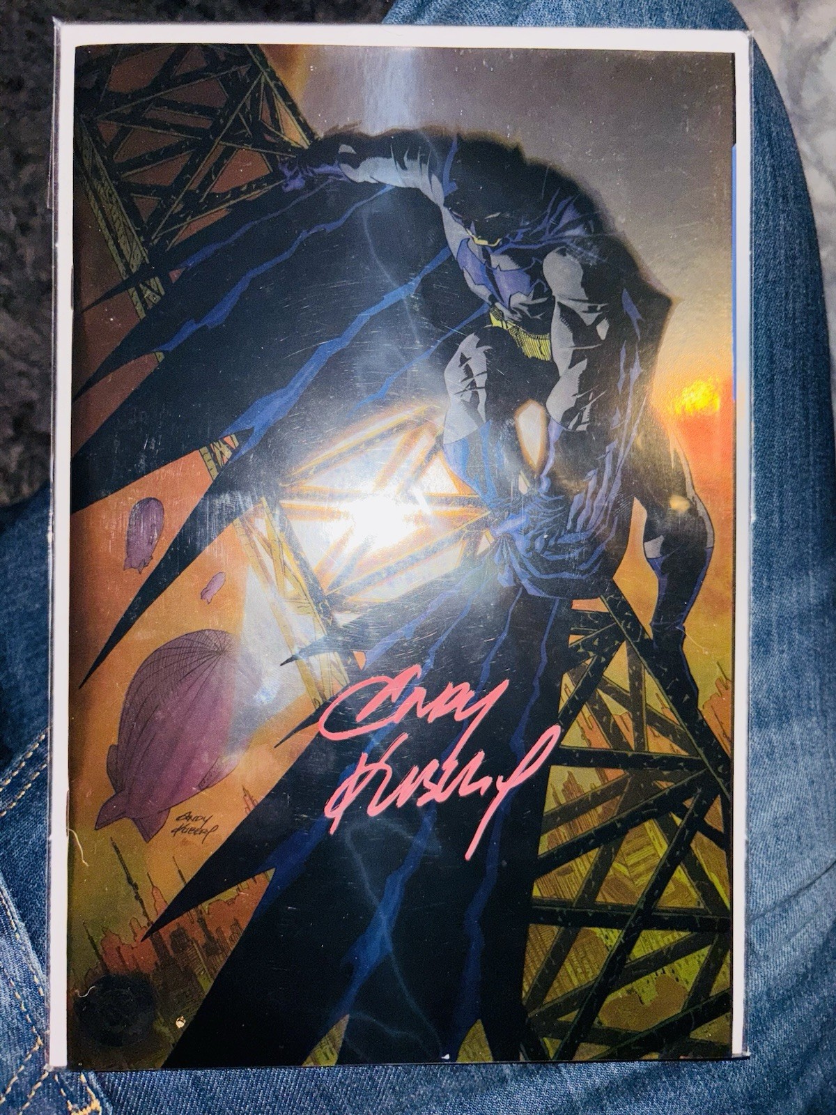 NEW BATMAN 1 ANDY KUBERT BLIND BAG FOIL VARIANT Signed by Andy Kubert ...