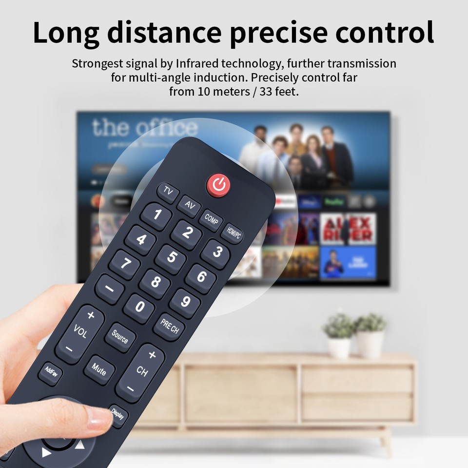 98GR7BDBNEACD Remote Control For AOC TV LC42H163 LC32W163 LC32W063 ...