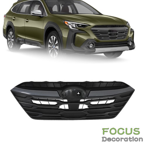 Black Grill For 2023 2024 Subaru Outback Front Upper Grille W/Camera ...