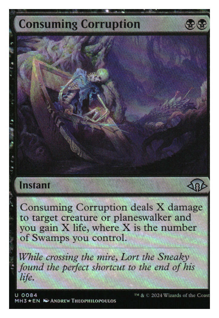 Consuming Corruption (foil) Modern Horizons 3 MTG - NM+ MYTHIC RELICS ...