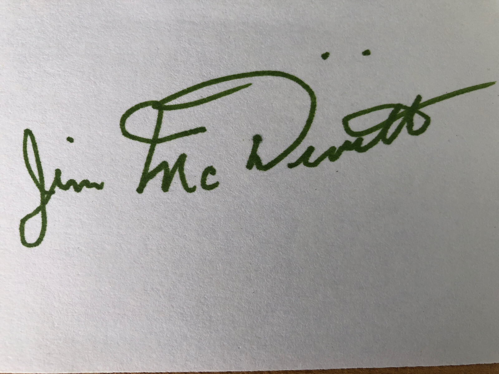 Jim McDivitt Pilot NASA Astronaut Apollo Gemini Autograph Signature ...