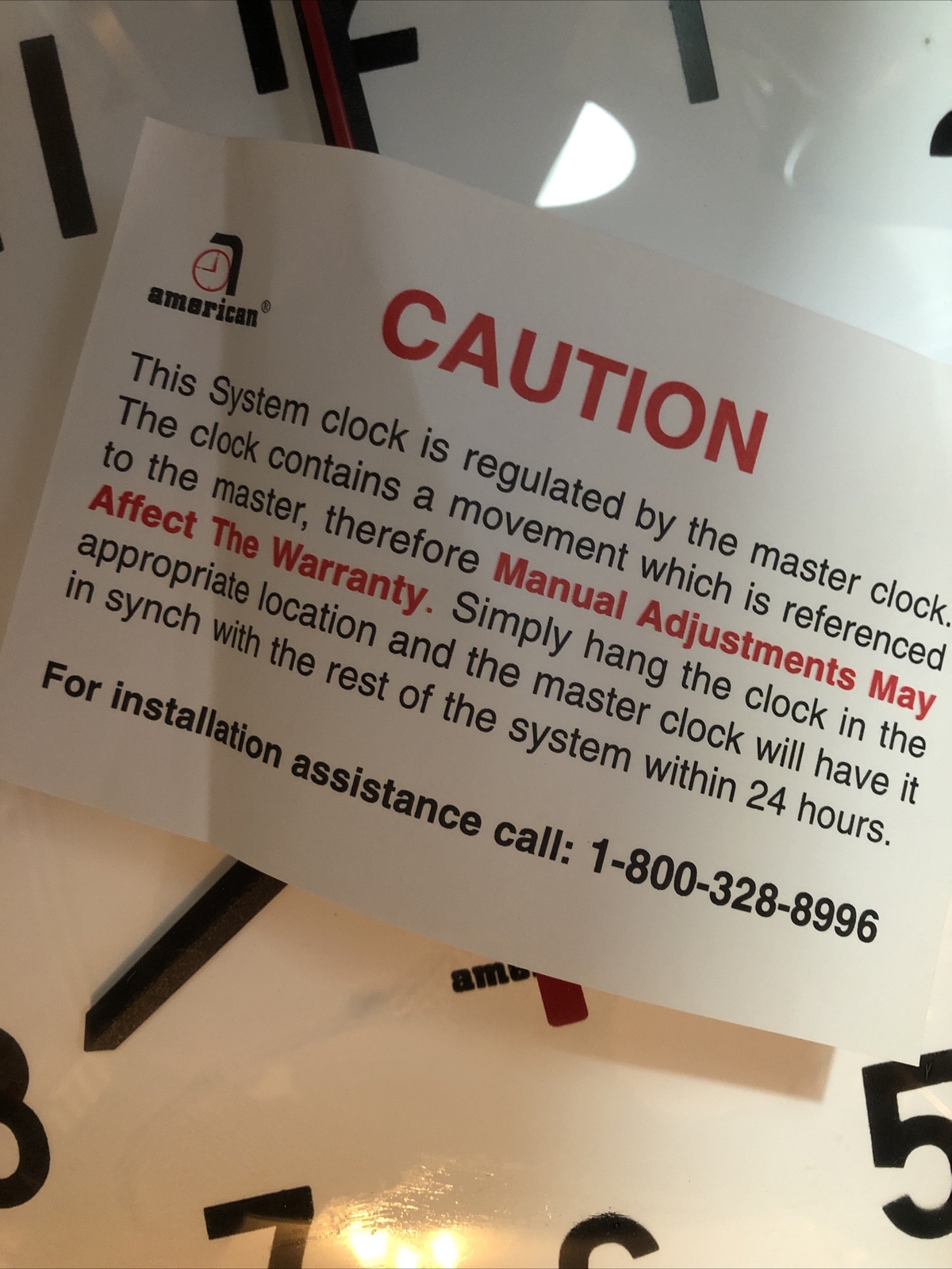 NEW Steel American Time and Signal Company 13 inch Wall Clock AllSync ...